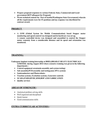 Resume SUSHMIT | DOC