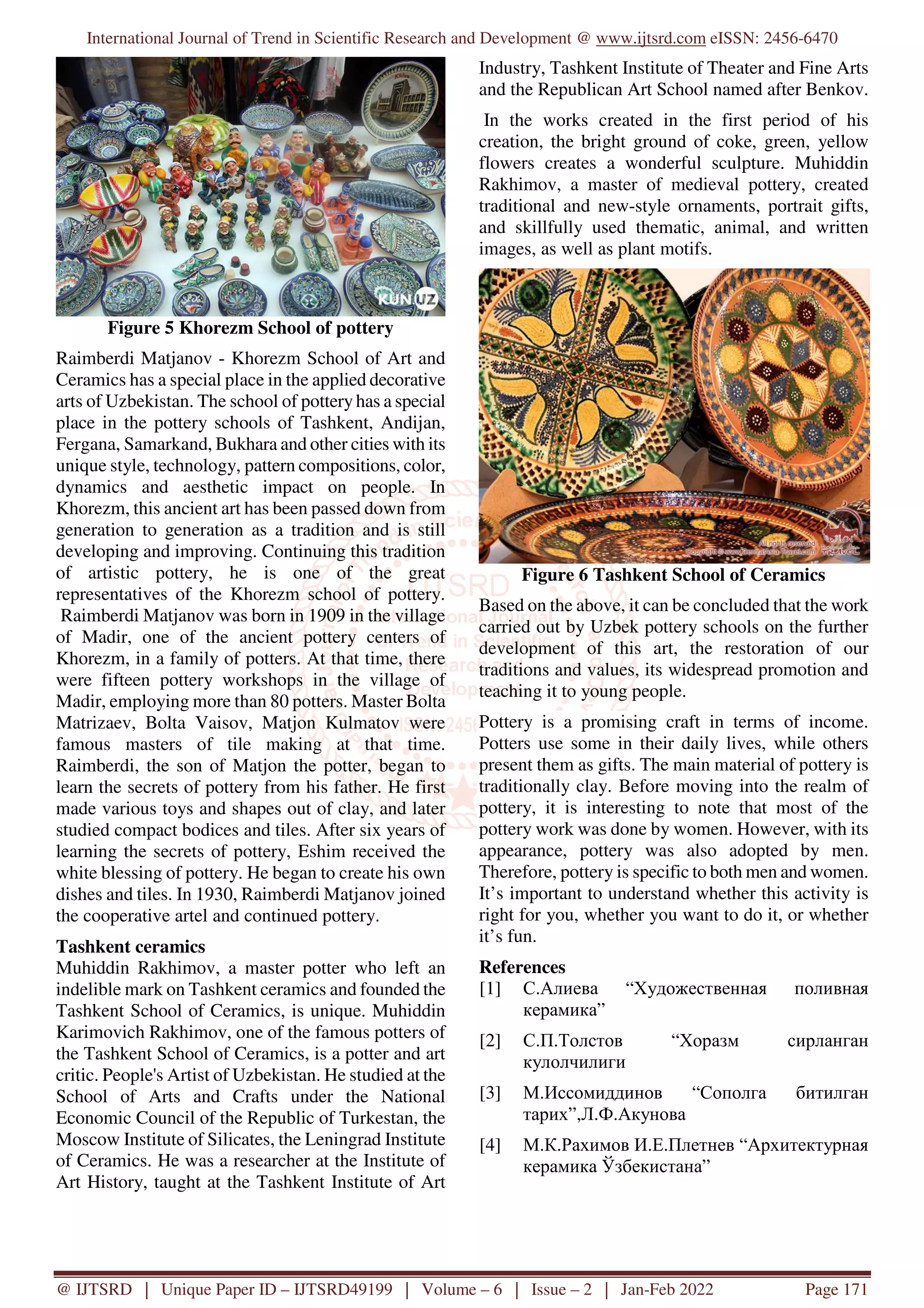 Formation of Traditional Schools of Pottery and Their Characteristics | PDF