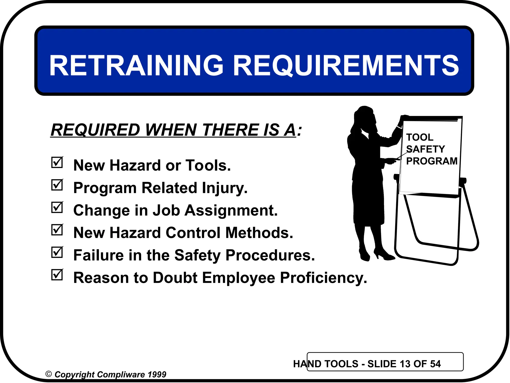 HAND TOOL SAFETY Safety training Hand Tool Safety | PPT