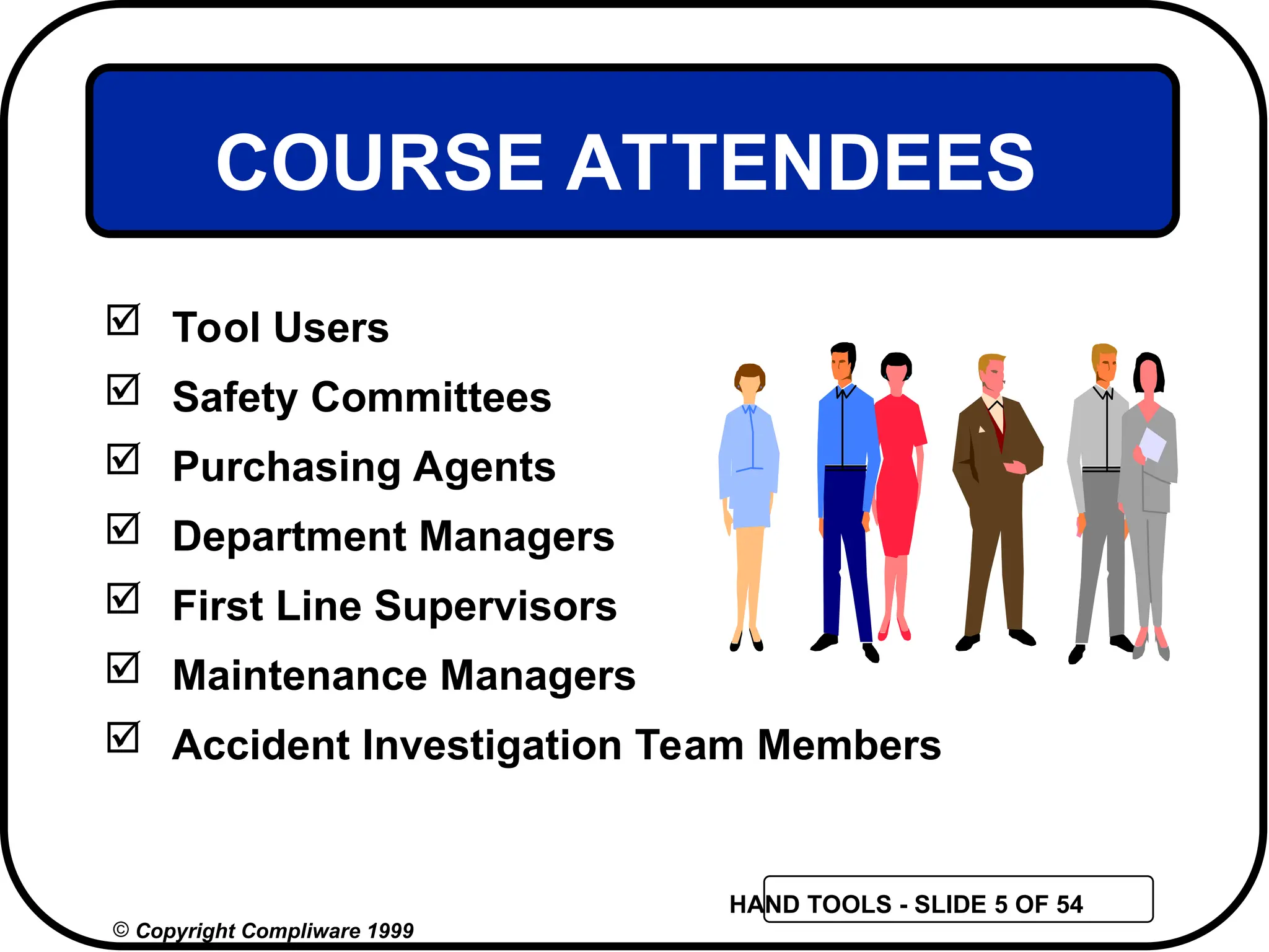 HAND TOOL SAFETY Safety training Hand Tool Safety | PPT