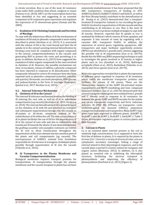 Interactive Role of Brassinosteroids and Calcium Ameliorates in ...