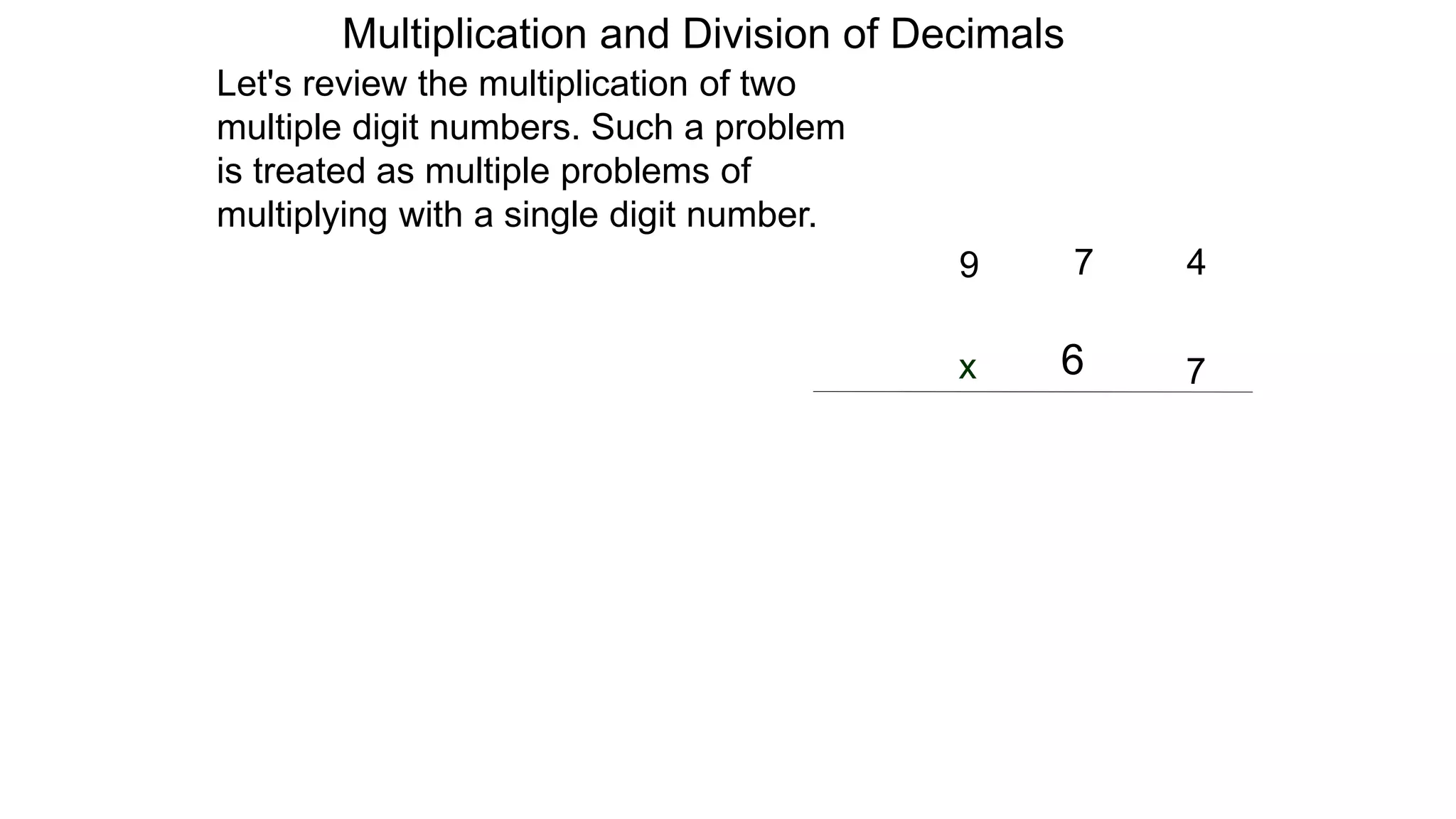 32 multiplication and division of decimals | PPT