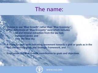 Blue Growth Initiative | PPTX | Agriculture | Industries