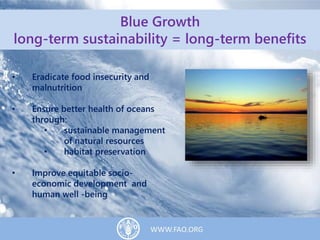 Blue Growth Initiative | PPTX | Agriculture | Industries