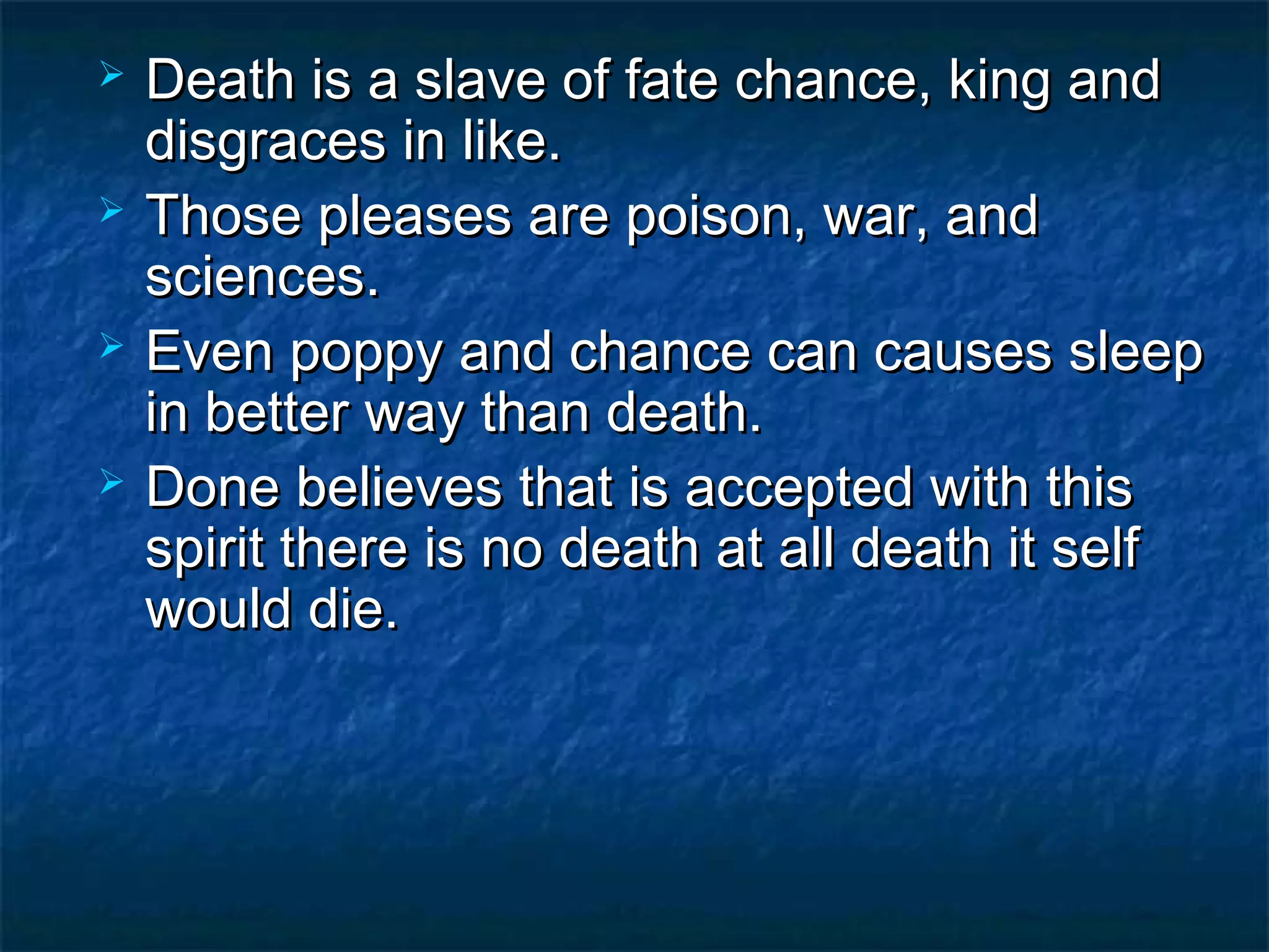 The Renaissance Literature Topic –The Flea - Death be not proud | PPT