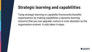 Strategic Learning and Organisational Capability Frameworks | PPT
