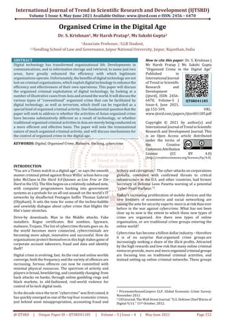 Organised Crime in the Digital Age | PDF