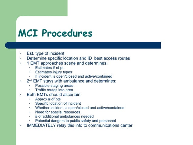 32)Overview Of Haz Mat And Mci | PPT | First Aid | Injuries