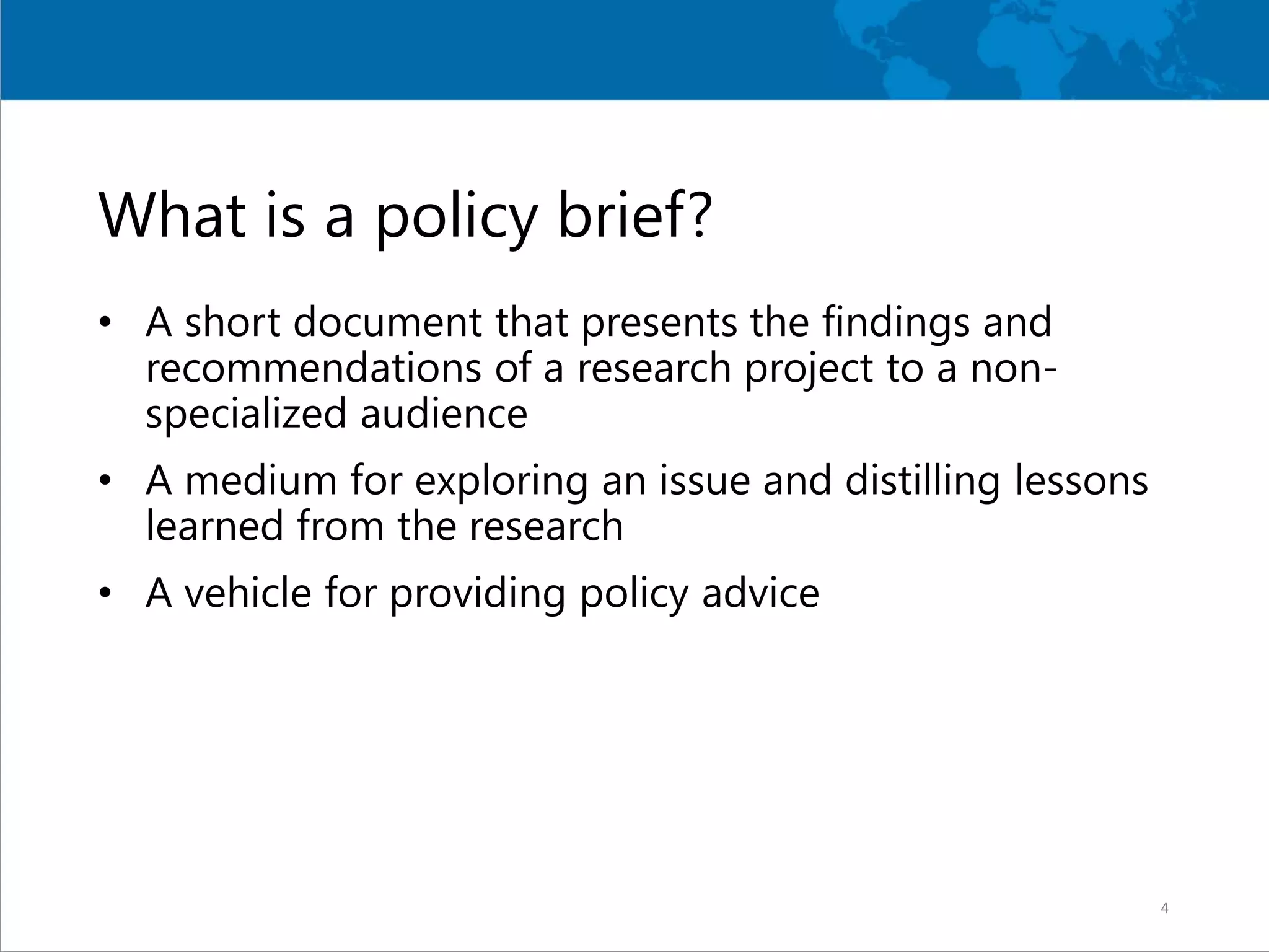 idrc policy brief toolkit | PDF