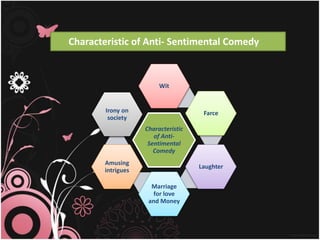 Women Characters of Anti-Sentimental Comedy | PPTX