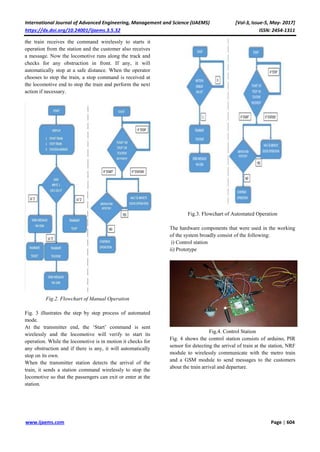 Smart Metro - Rail System | PDF