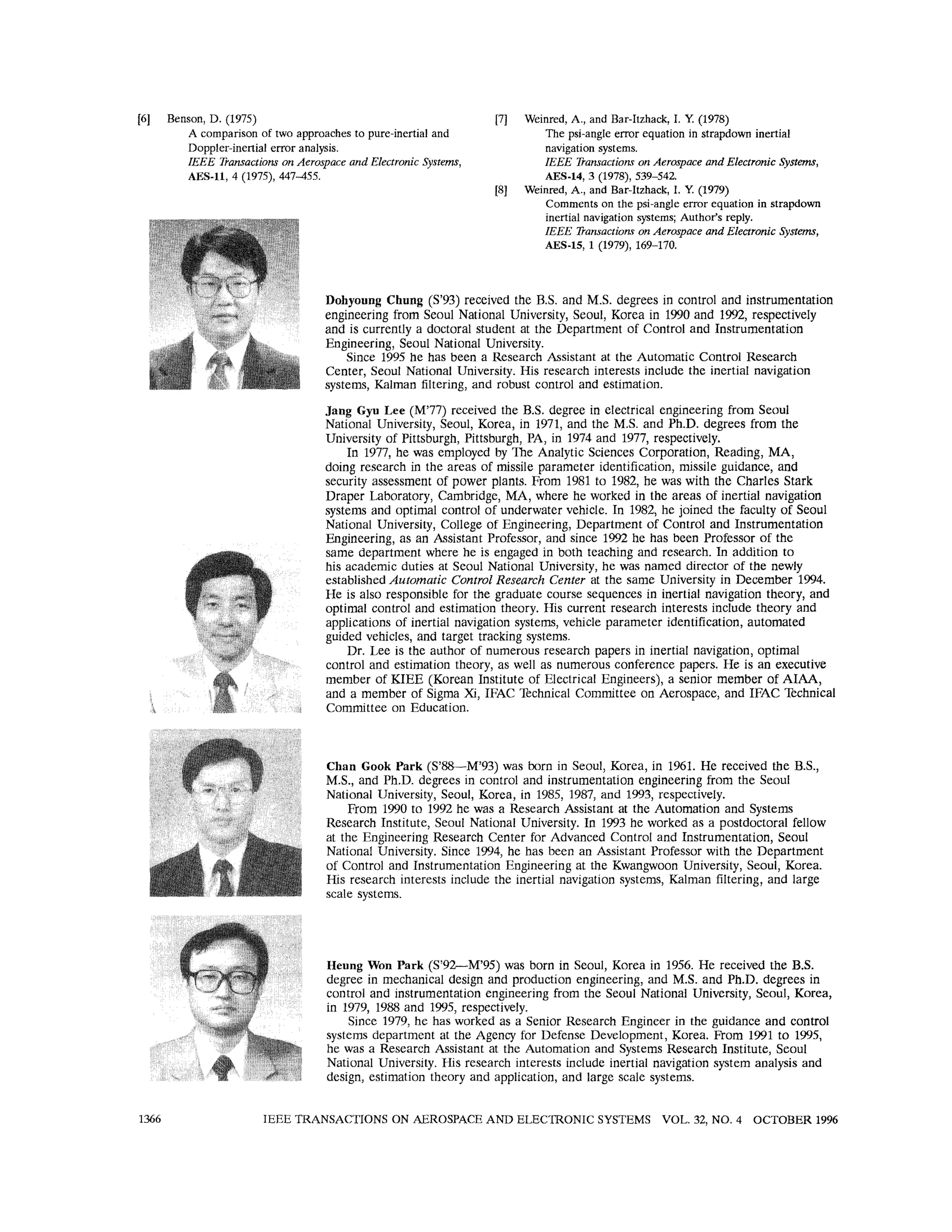 strapdown ins error model for multipurpose alignment | PDF