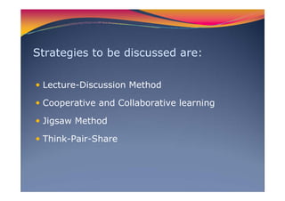 32 teaching strategies in math | PPT