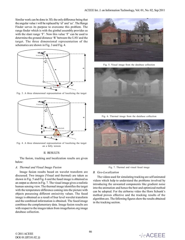 Image Fusion of Video Images and Geo-localization for UAV Applications | PDF