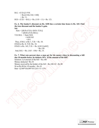 33. bankers discount | PDF