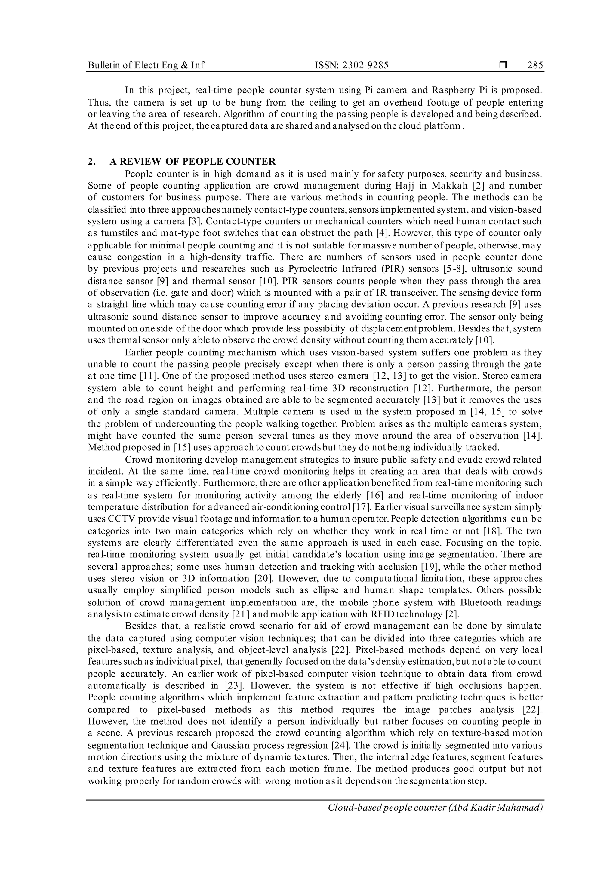 Cloud-based people counter | PDF