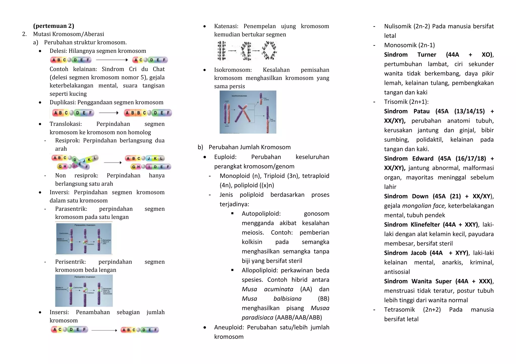 MUTASI (BIOLOGI SMA) | PDF