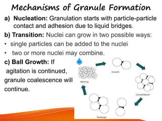 Granulation and Modern Equipments | PPTX