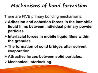 Granulation and Modern Equipments | PPTX