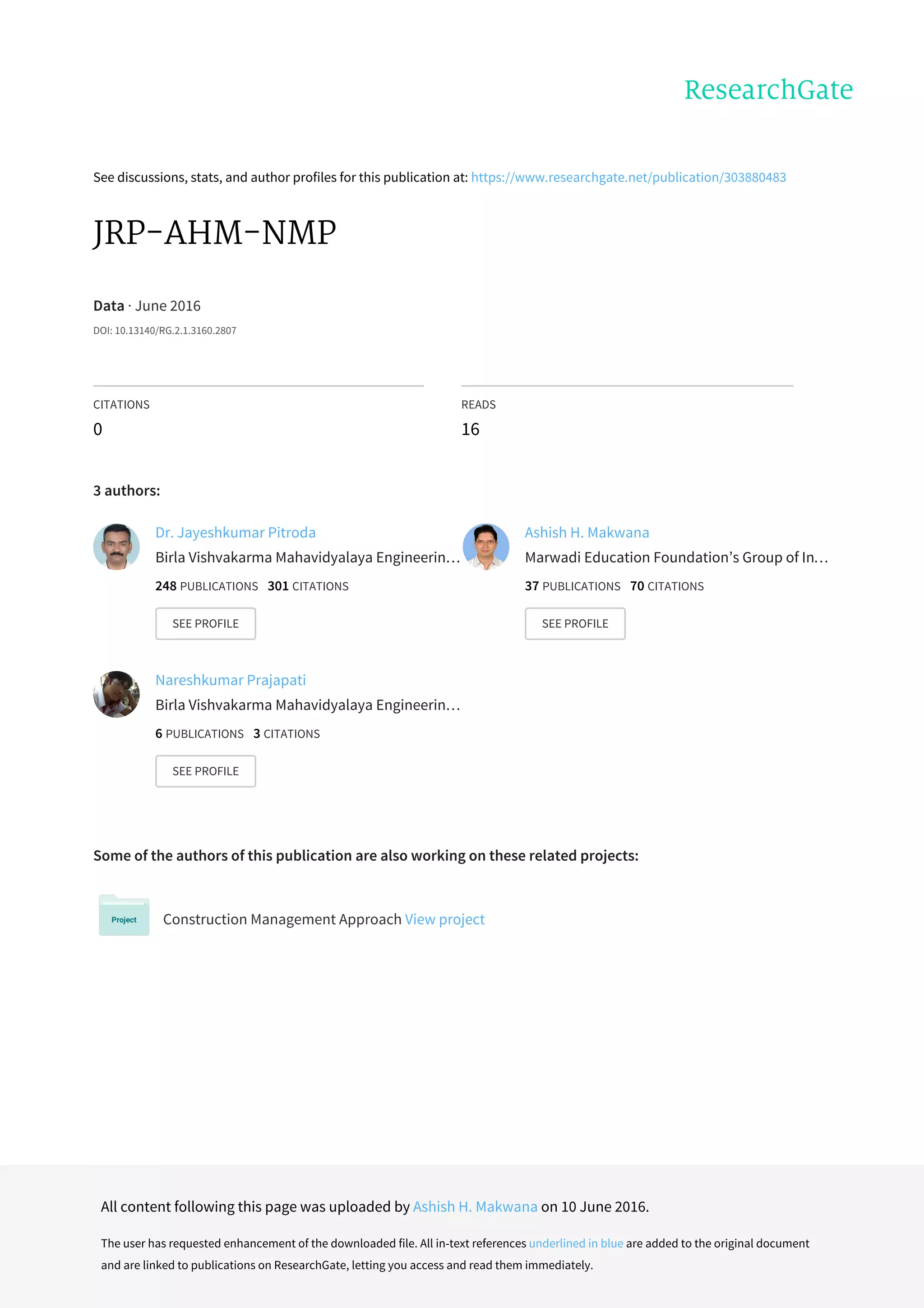 ANALYSIS OF FACTORS AFFECTING HUMAN RESOURCE MANAGEMENT OF CONSTRUCTION ...