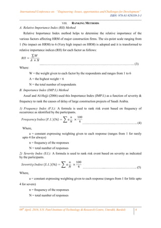 ANALYSIS OF FACTORS AFFECTING HUMAN RESOURCE MANAGEMENT OF CONSTRUCTION ...