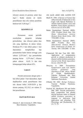 33.laju pertumbuhandanefisiensipakanikannilaoreochromisniloticusy | PDF