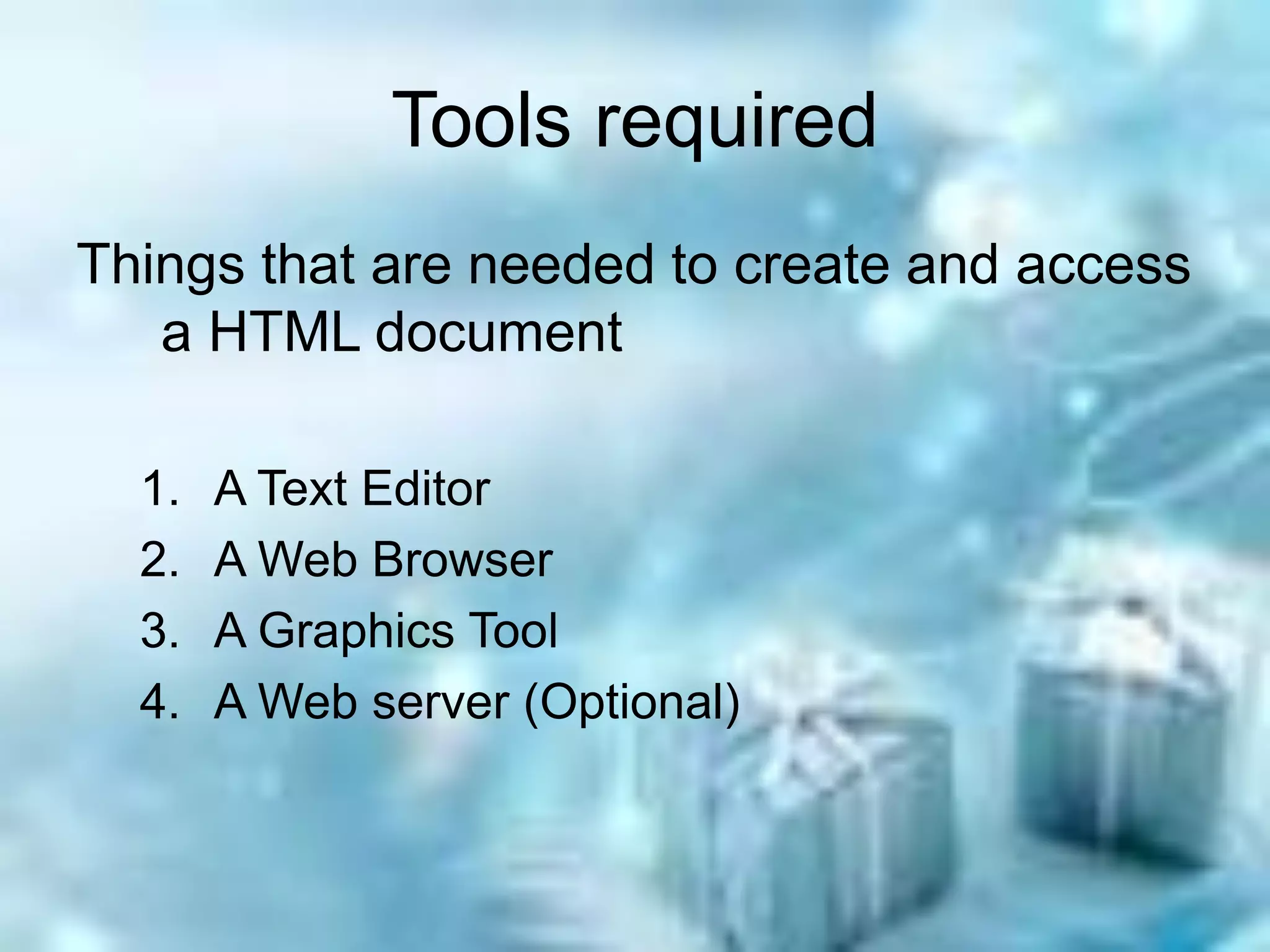 Computer language - HTML (Hyper Text Markup Language) | PPT Computer language - HTML (Hyper Text Markup Language) | PPT