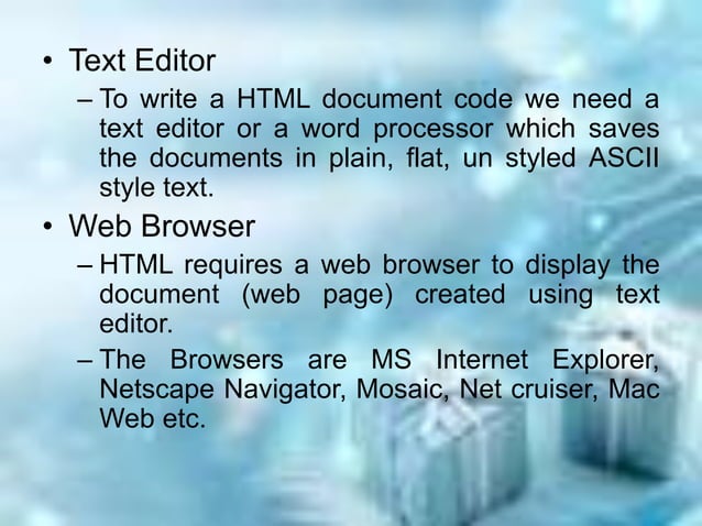 Computer language - HTML (Hyper Text Markup Language) | PPT Computer language - HTML (Hyper Text Markup Language) | PPT