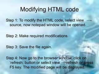 Computer language - HTML (Hyper Text Markup Language) | PPT