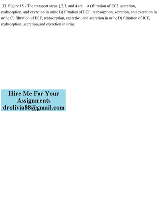 33. Figure 15 - The transport steps {,2,3, and 4 are... A) filtration.pdf