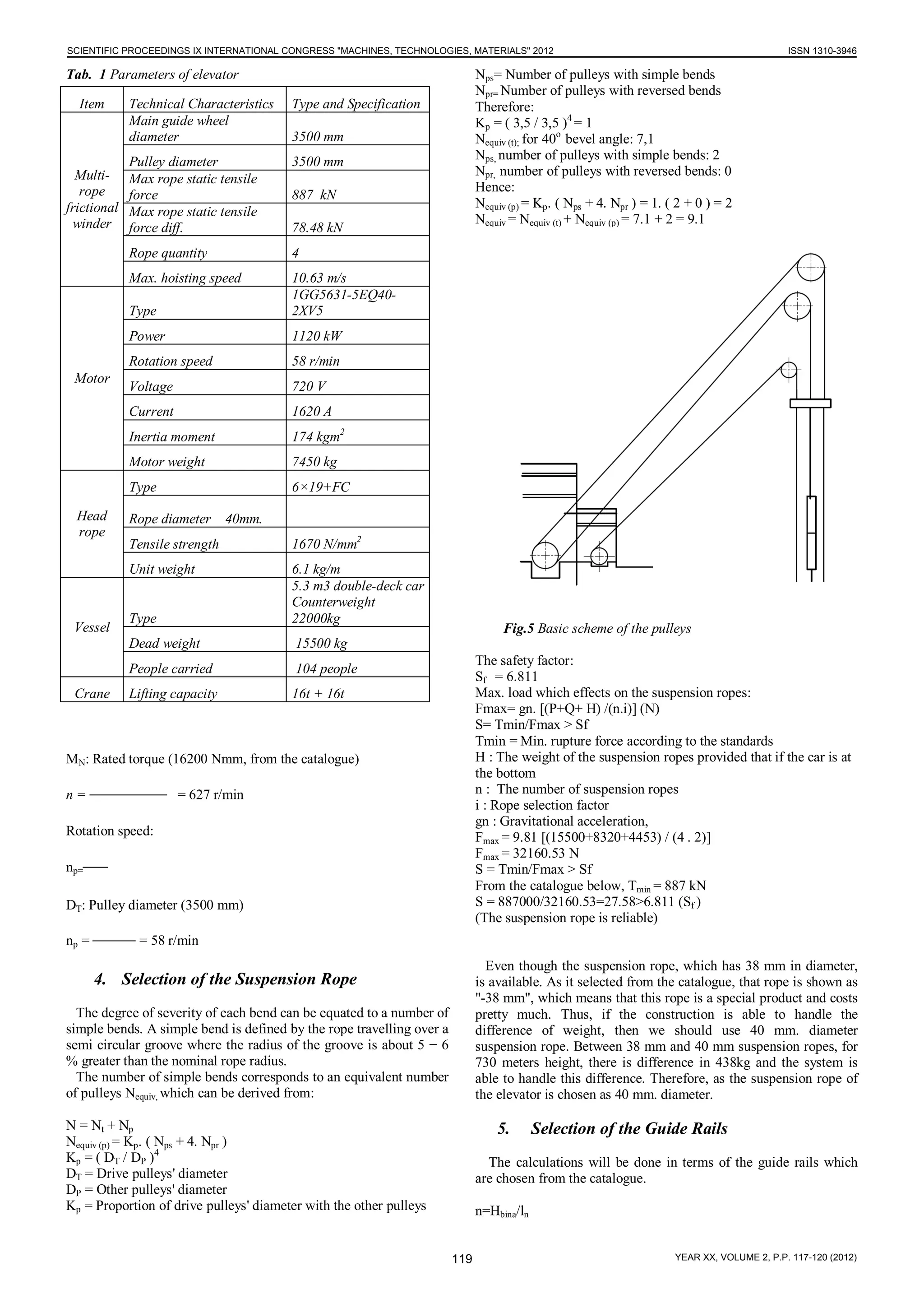 DESIGN OF MINE SHAFT ELEVATOR design guide | PDF