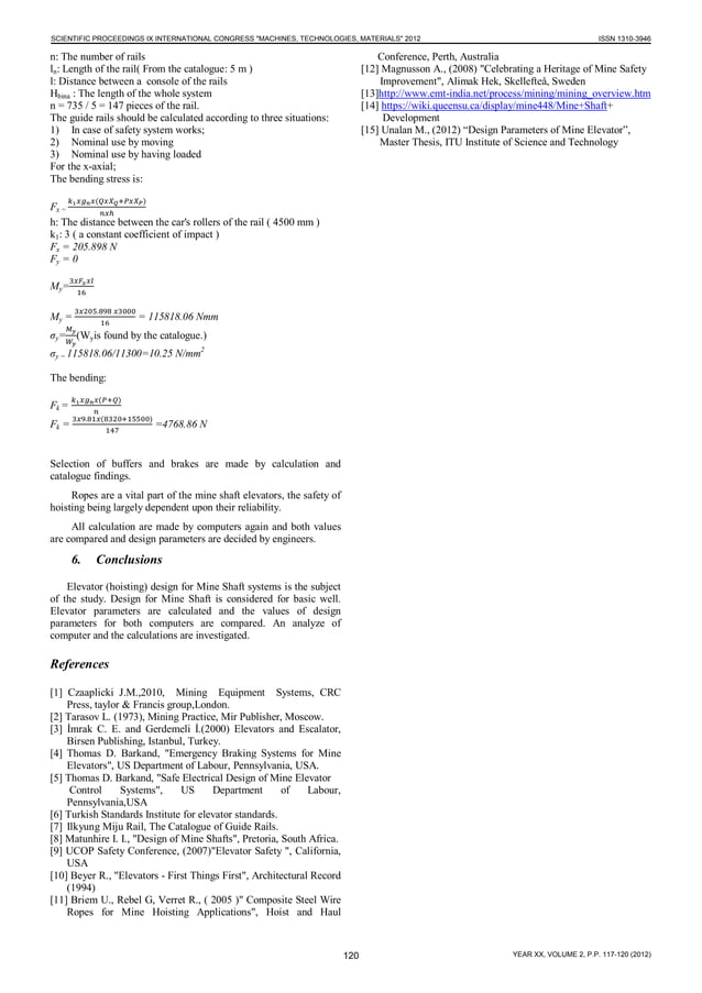 DESIGN OF MINE SHAFT ELEVATOR design guide | PDF | Geology | Science