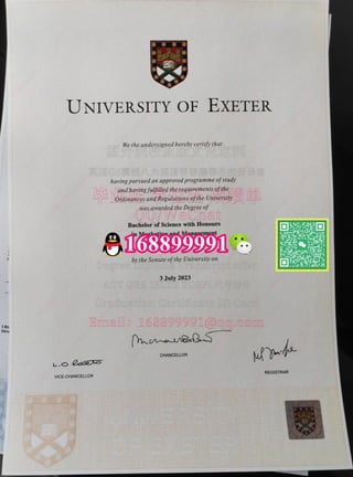 University of Exeter degree offer diploma Transcript | PDF