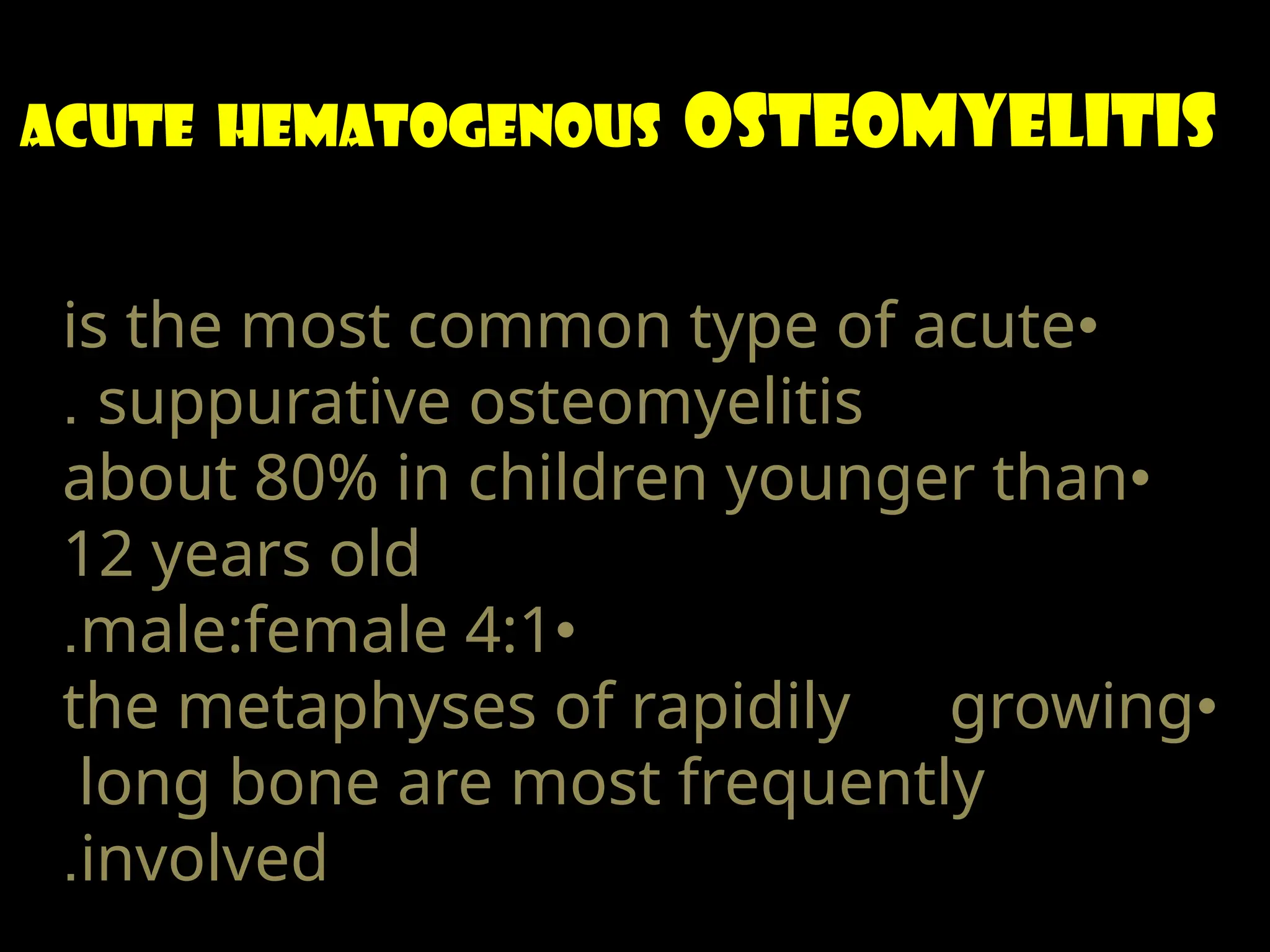 Acute hematogenous osteomylitis ttt and complications.pptx