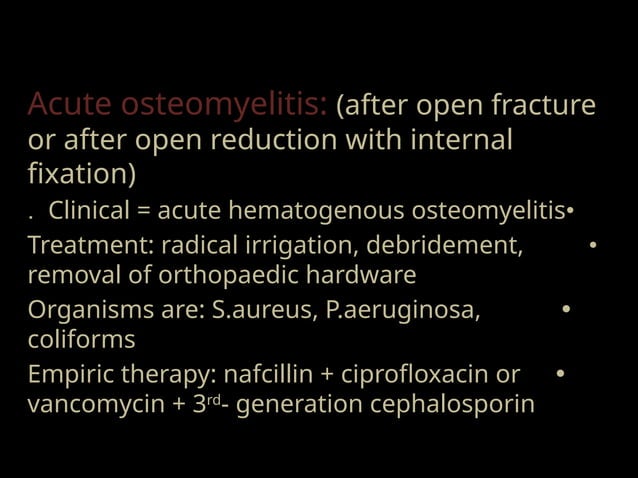 Acute hematogenous osteomylitis ttt and complications.pptx