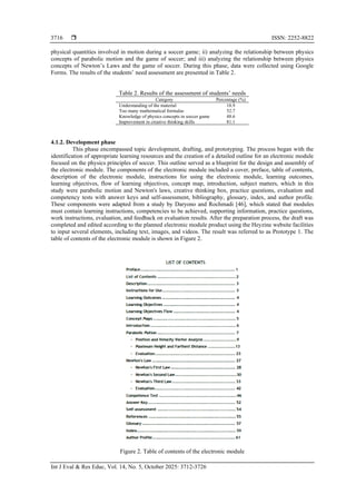 The underlying physics concept of a soccer game as a catalyst for ...