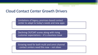 Contact Center as a Service - Challenges and Successes | PPT