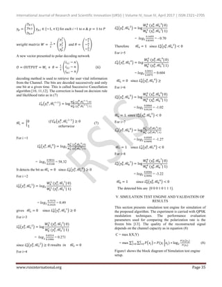 Hamming net based Low Complexity Successive Cancellation Polar Decoder | PDF