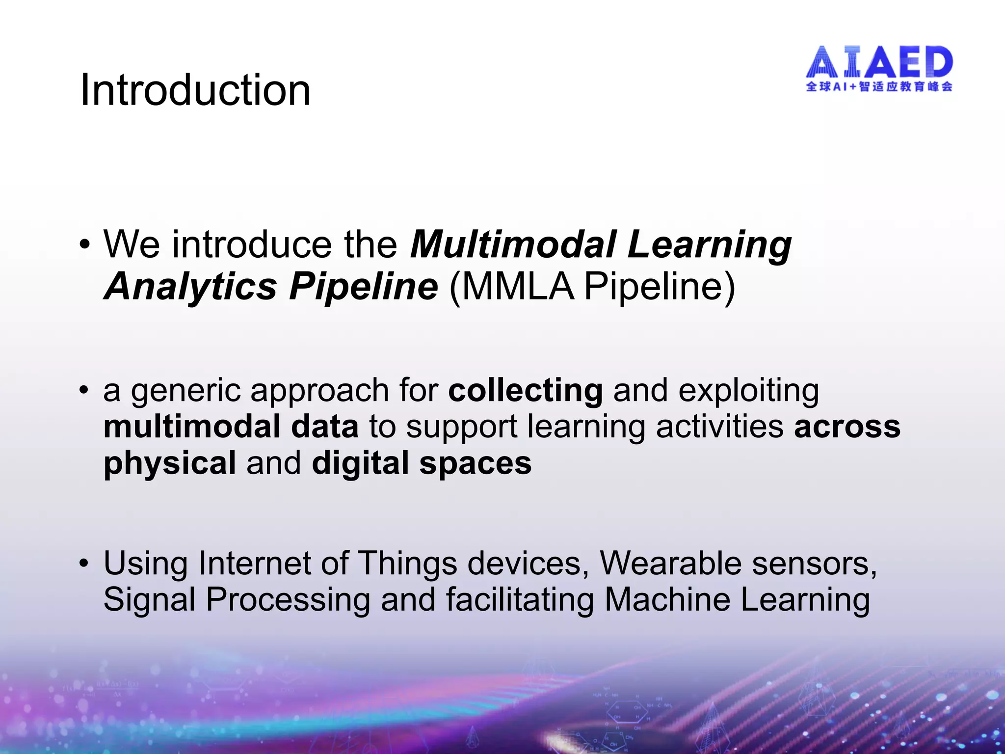 The Multimodal Learning Analytics Pipeline | PPT