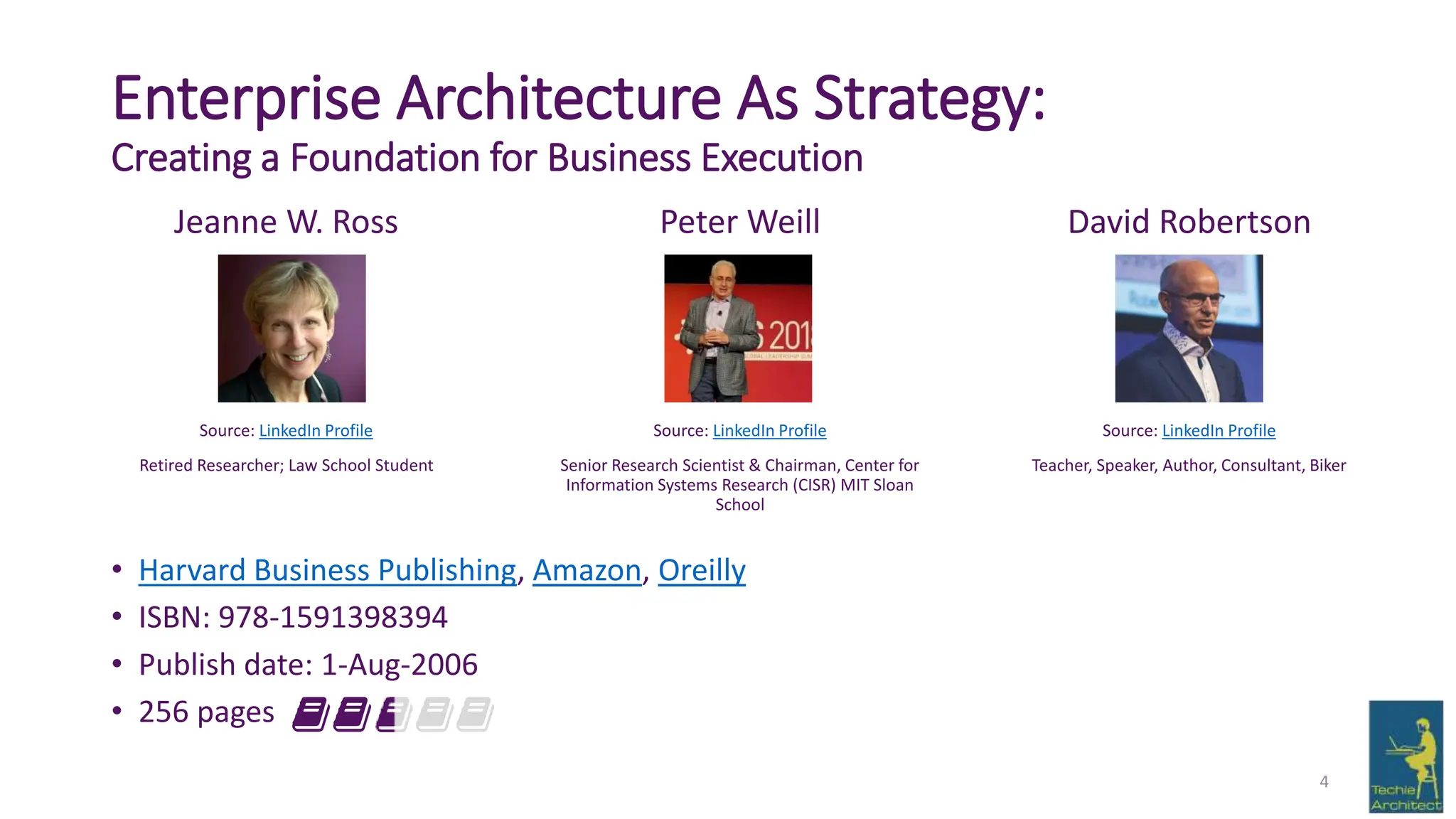 Enterprise Architecture As Strategy - Book Review | PPTX