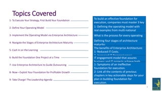 Enterprise Architecture As Strategy - Book Review | PPTX