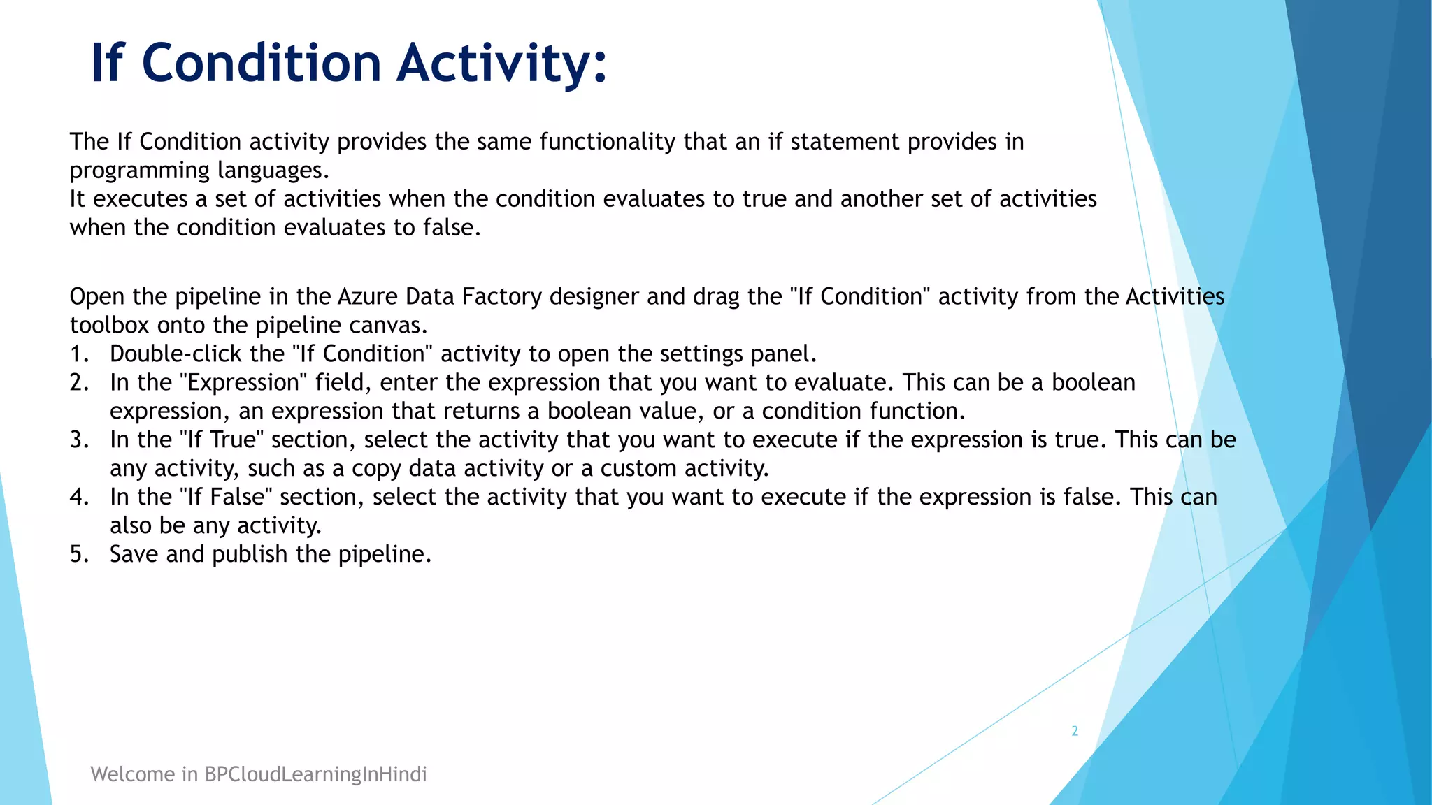 33 If Condition Activity In Azure Data Factorypptx