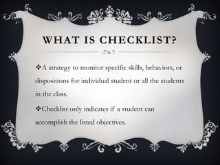 Checklist | PPTX
