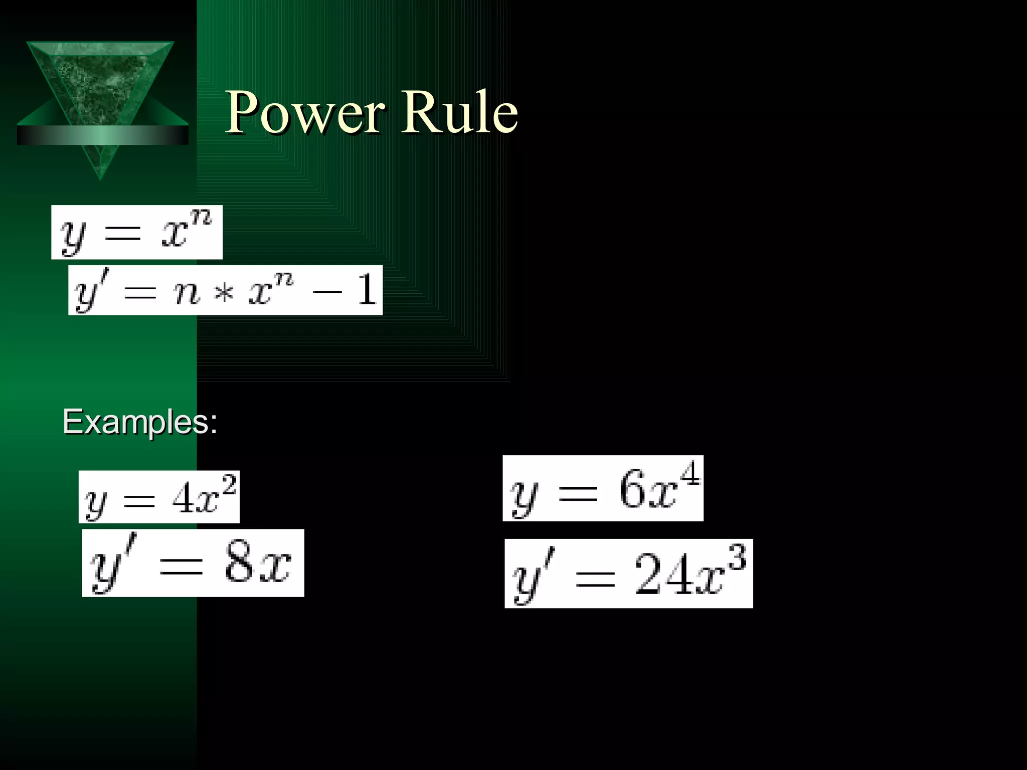 3.3 Rules For Differentiation | PPT
