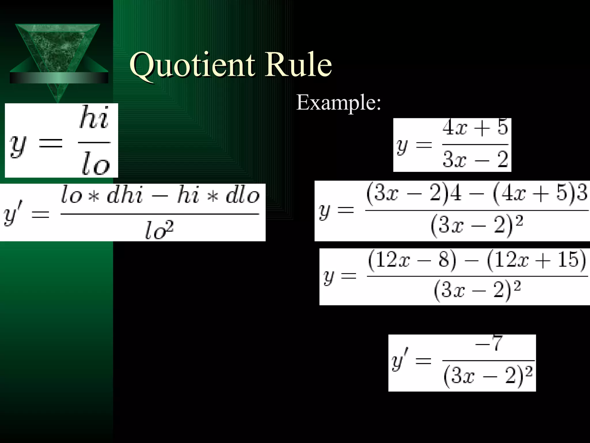 3.3 Rules For Differentiation | PPT