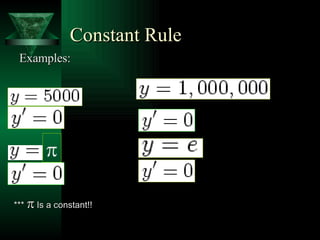 3.3 Rules For Differentiation | PPT