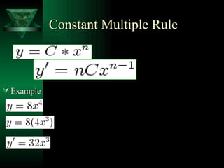 3.3 Rules For Differentiation | PPT
