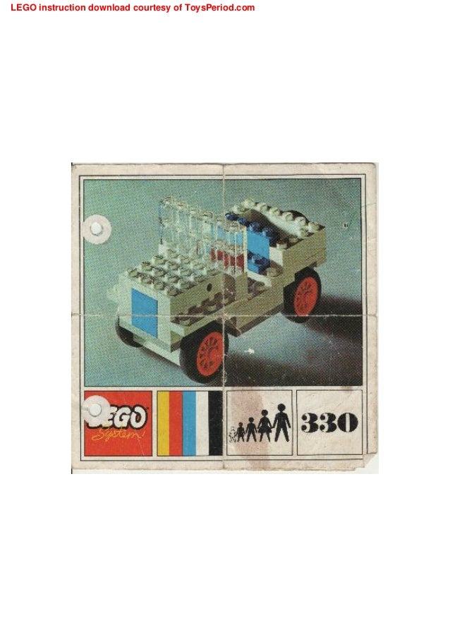 Lego Instructions BASIC Building Set 330