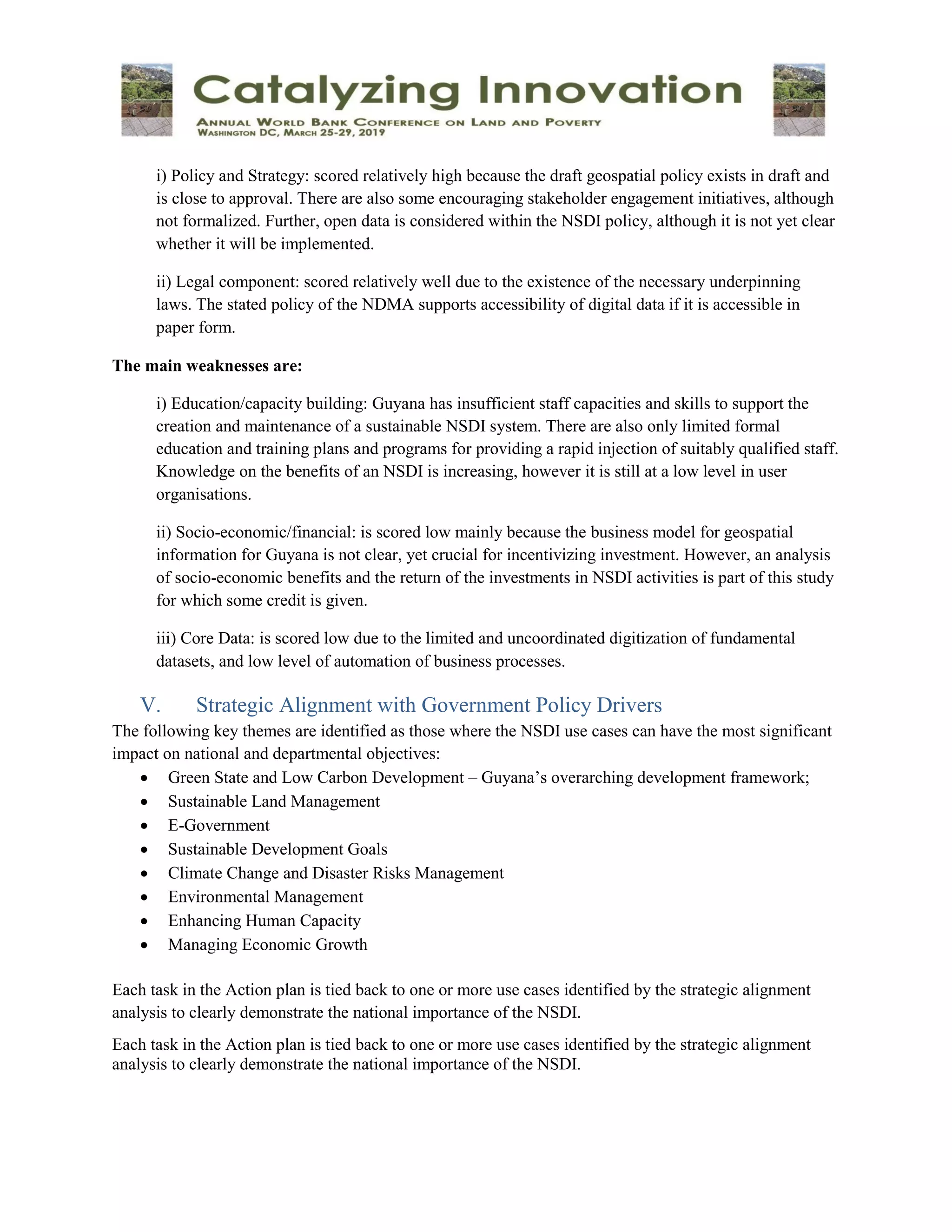 UN Integrated Geospatial Information Framework towards achieving the ...