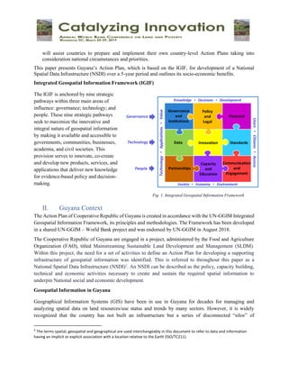 UN Integrated Geospatial Information Framework towards achieving the ...
